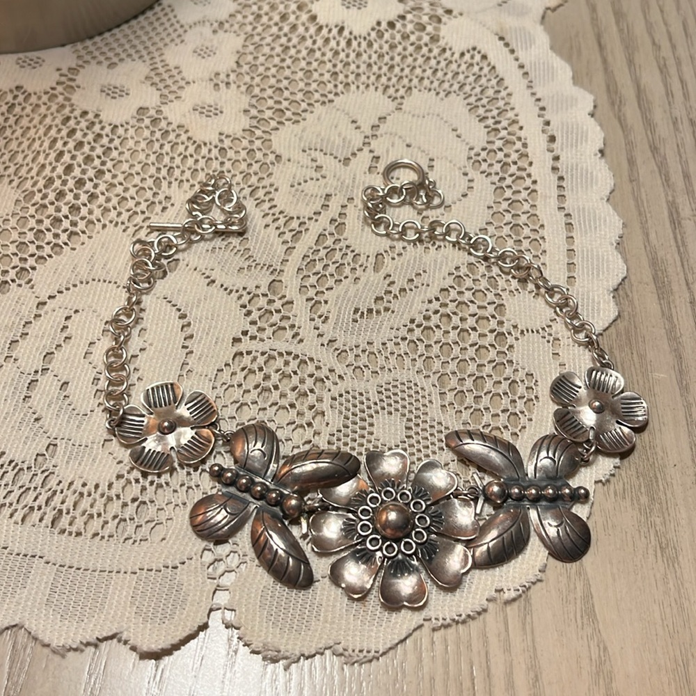 Unique Sterling Silver Necklace - Gem